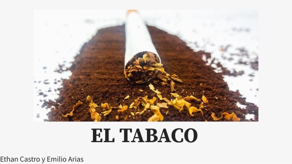 EL TABACO PRESENTACION