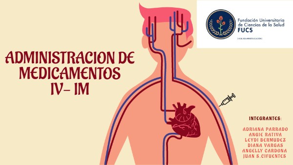 administracion de medicamentos iv im