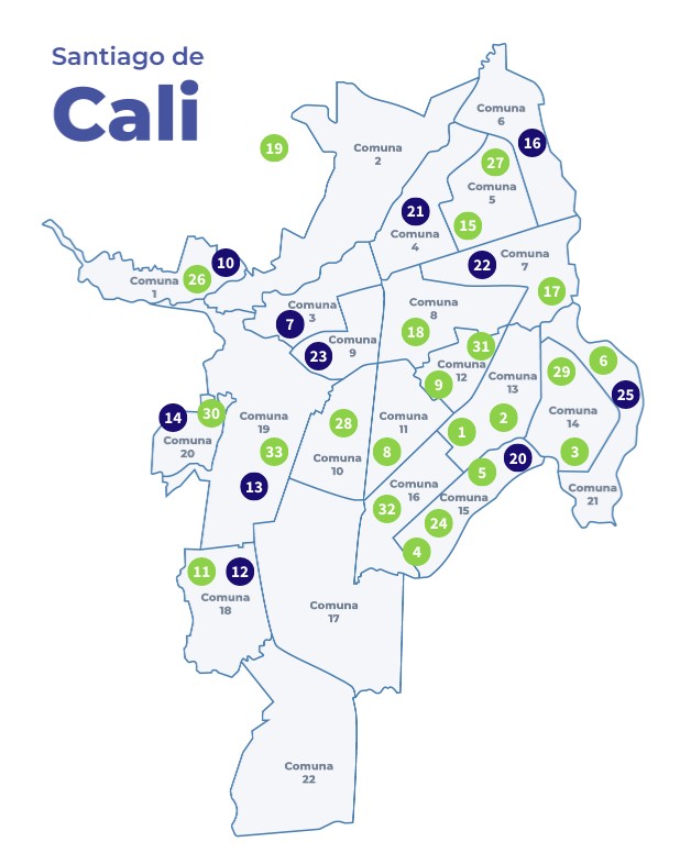 Mapa interactivo Cali