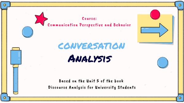 Conversation Analysis