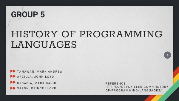 History of Programming