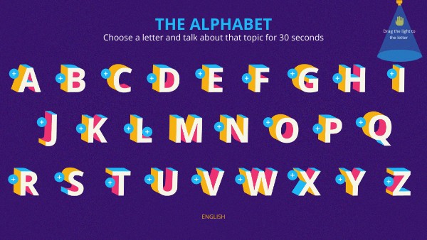THE ALPHABET (Speaking)
