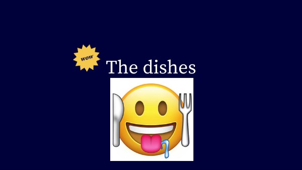 the dishes