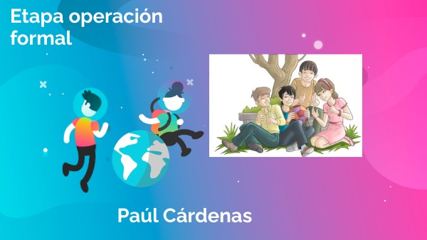 Etapa de Operación formal