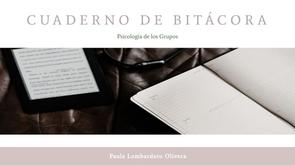 CUADERNO BITÁCORA