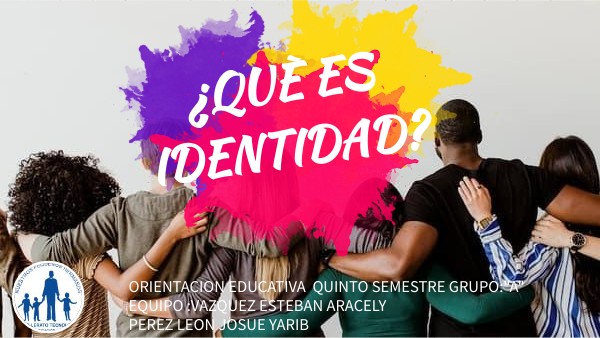 ¿QUÈ ES IDENTIDAD?
