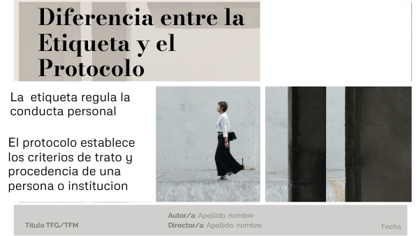 Protocolo y Etiqueta