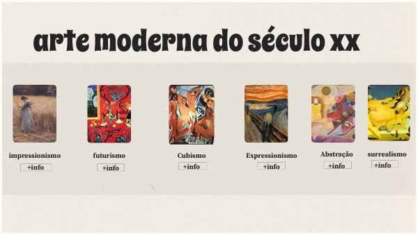 ARTE DO SÉCULO XX