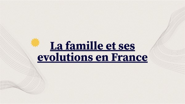 Évolutions De La Famille – Évolution Des Modèles Familiaux – PBCYJ