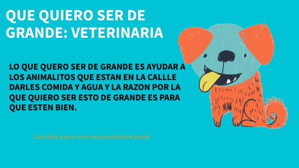 QUE QUIERO SER DE GRANDE