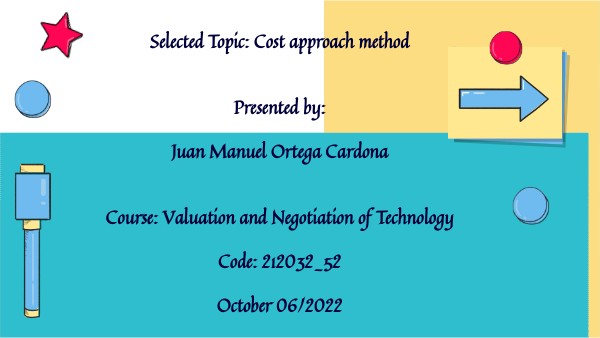 Cost approach method