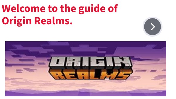Origin Realms
