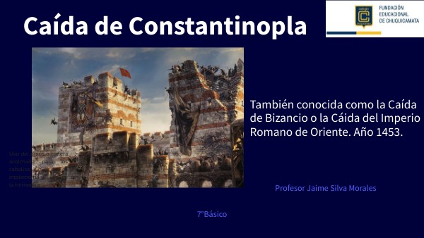 La Caída de Constantinopla