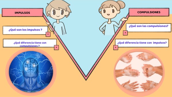 Esquematizar las diferencias entre impulsos y compulsiones,