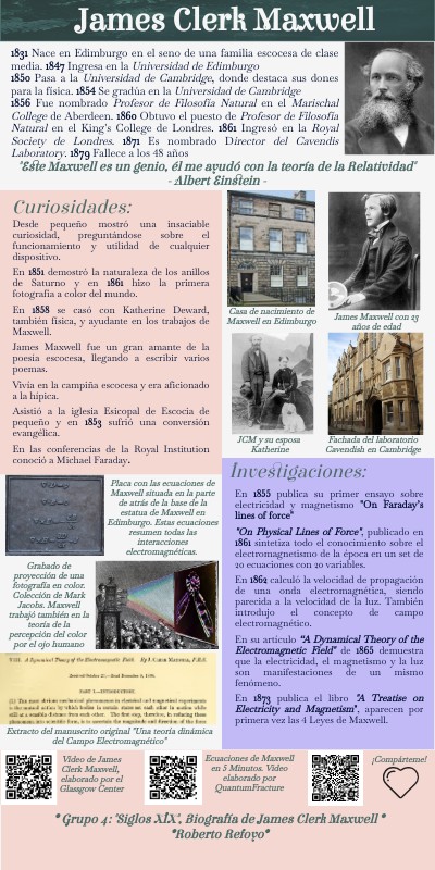 James Maxwell Lebenslauf – James Clerk Maxwell (1831 – GMDJ