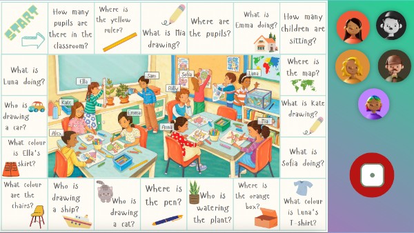 Picture description Board game