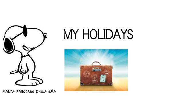 My holidays
