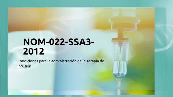 NOM-022-SSA3-2012