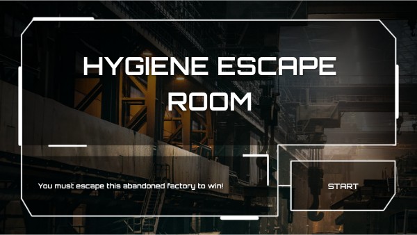 HYGIENE FACTORY ESCAPE GAME