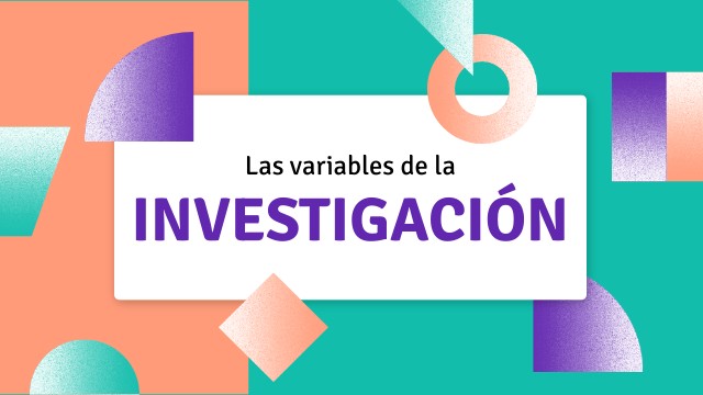 Las variables de investigación.