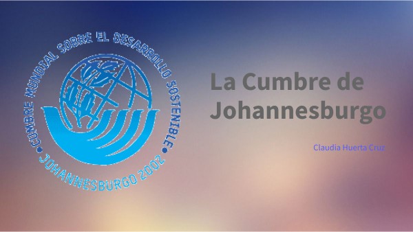 Cumbre de Johannesburgo