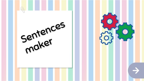 Sentences maker