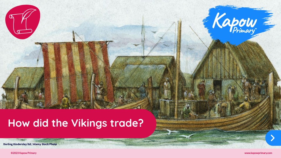 How did the Vikings trade?