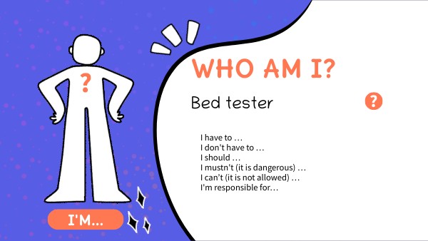 WHO AM I? CARD