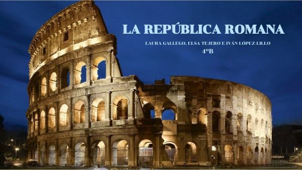 PRESENTACIÓN REPÚBLICA ROMA