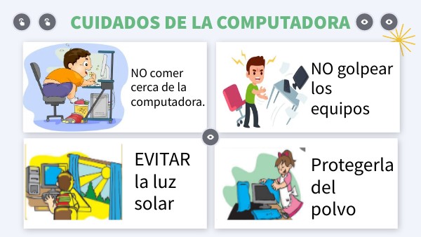 2° Cuidados de la computadora.