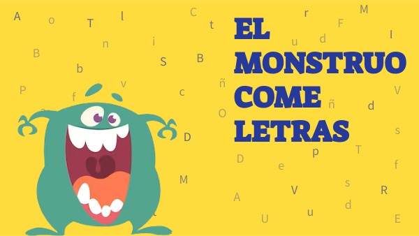 monstruo come letras