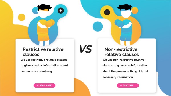 Restrictive vs Non-restrictive relative clauses