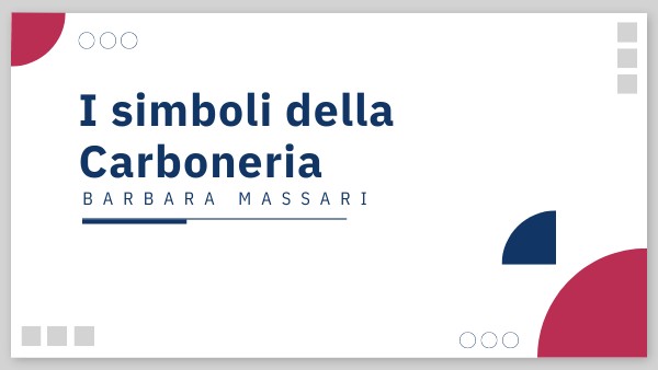 I simboli della Carboneria