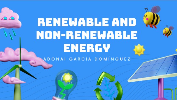 renewable and non-renewable energy