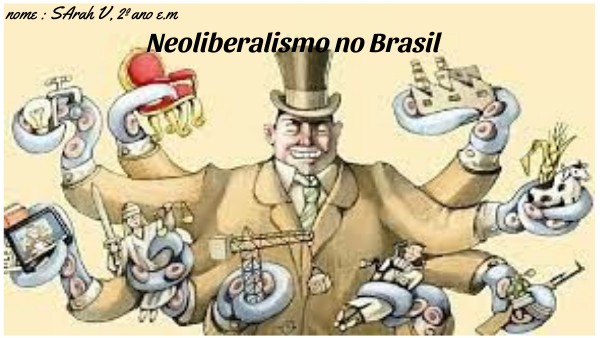 trabalho de história sobre o neoliberalismo no Brasil