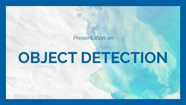 Object Detection object-detection