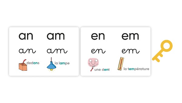 Graphèmes AN AM EN EM
