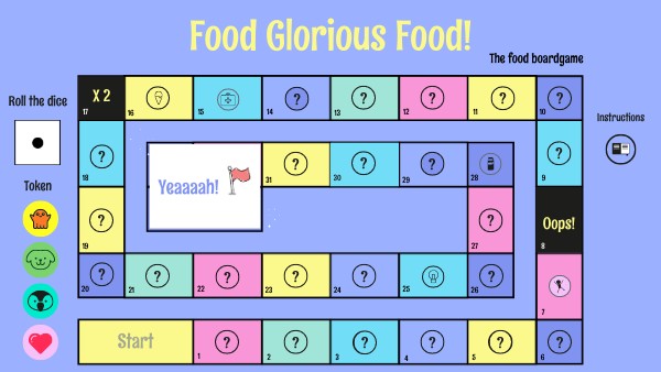 Food Gameboard by Anna F