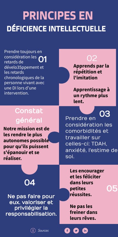 Principes en déficience intellectuelle