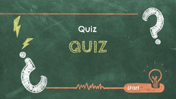 ANIMATED CHALKBOARD QUIZ