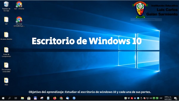 Escritorio de Windows 10