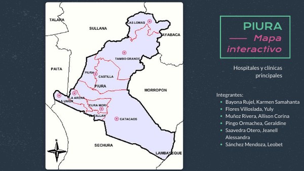 MAPA INTERACTIVO PROVINCIA DE PIURA