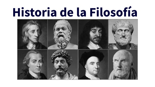 Historia de la filosofía