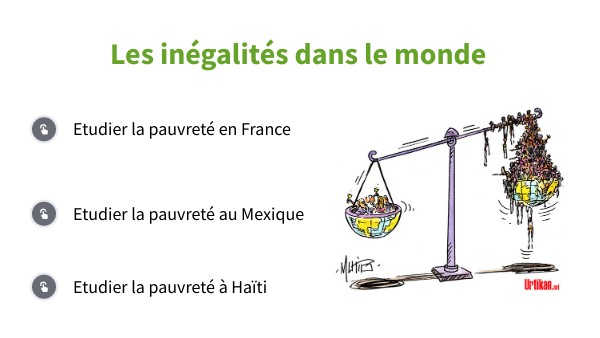 Les inégalités dans le monde