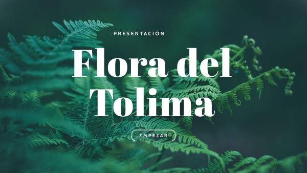 FLORA DEL TOLIMA