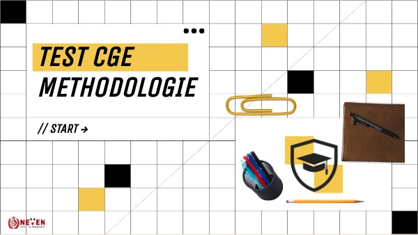 TEST CGE METHODOLOGIE