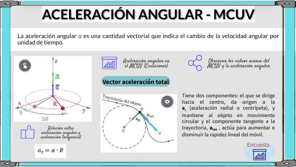 4.5 - 4.6 Aceleración Angular y MCUV