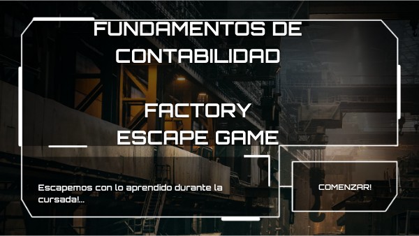 FACTORY ESCAPE GAME