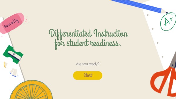 S3. DIFFERENTIATING IN RESPONSE TO STUDENT READINESS