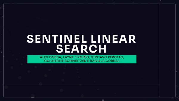 Sentinel Linear Search